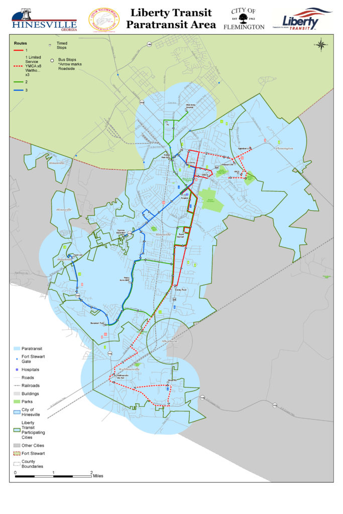 3 para service area – Liberty Transit